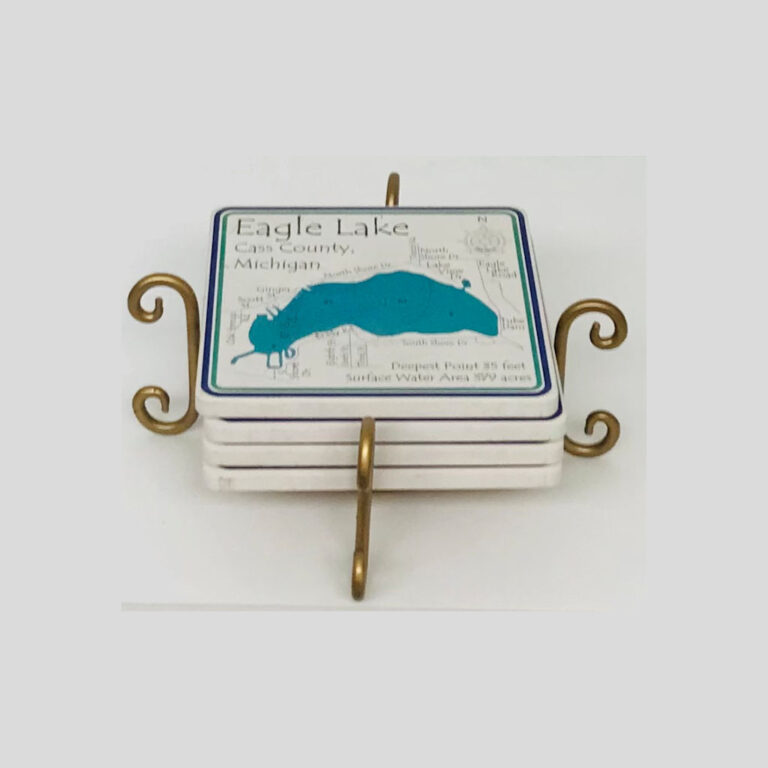 Metal Coaster Stand. Attractive elegant scrolls design.