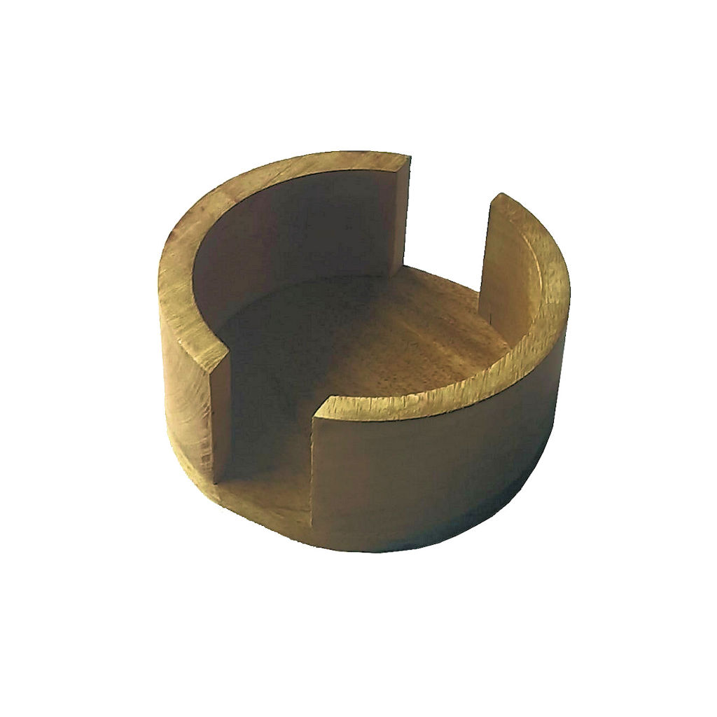 Circle Coaster Holder. Simple easy pick & place design.